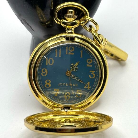Joy & Iman | Accessories | Vintage Gold Joy Iman Pocket Watch | Poshmark